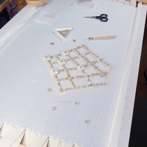 12” ROTATING EMBROIDERY FRAME – Couture Bead Masters
